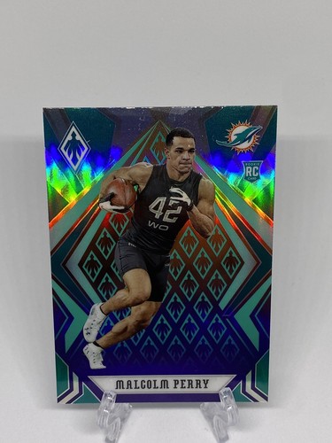 2020 Phoenix Football Malcolm Perry Color Burst Miami Dolphins RC | eBay