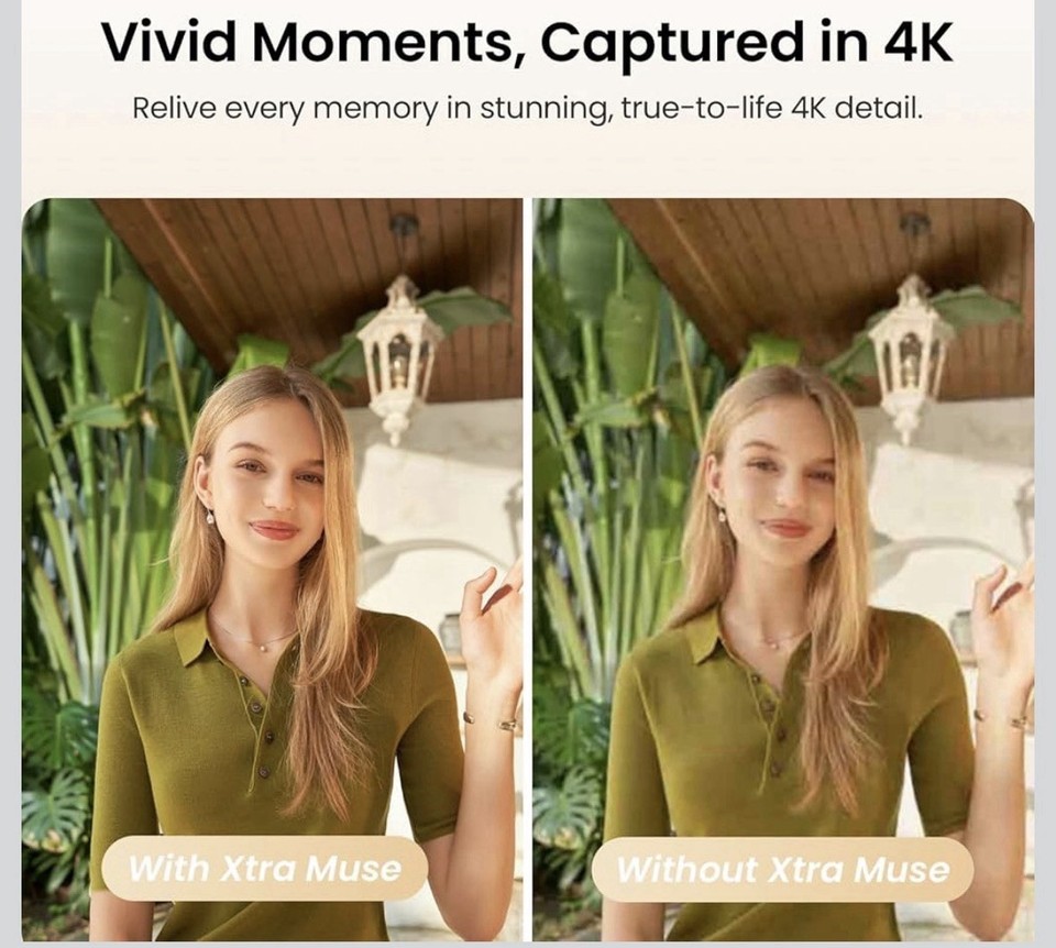 Xtra Muse 4K/120fps Vlogging Camera 1” CMOS Pocket Cam 3-Axis Gimbal ...