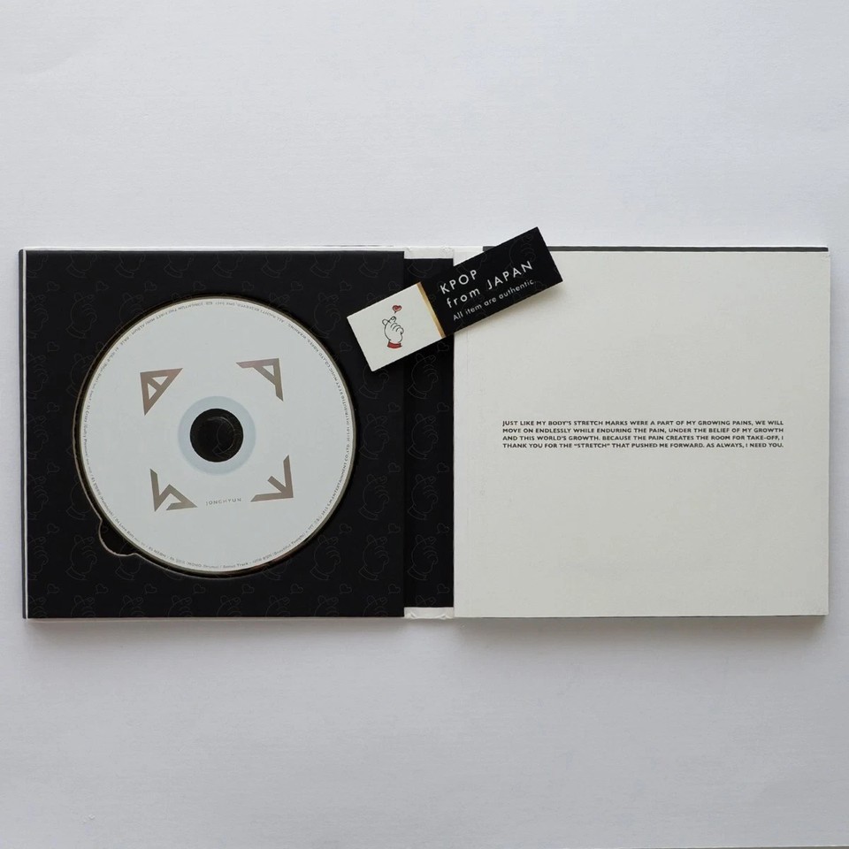 JONGHYUN BASE GREEN ver. Album Opened CD with Official Photocard Set ...