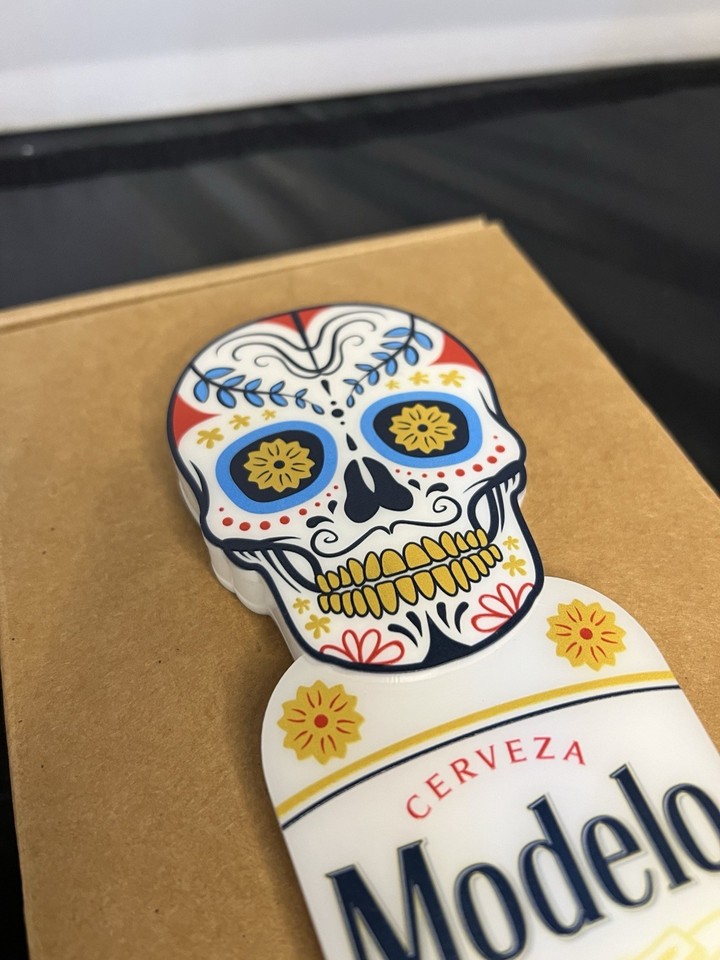 Modelo Especial Sugar Skull Beer Tap Handle 10.5 Tall | eBay
