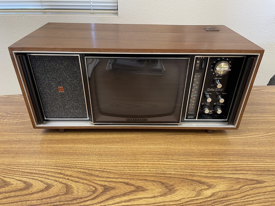 Vintage Panasonic Transistor TV Television Museum Piece RARE | eBay