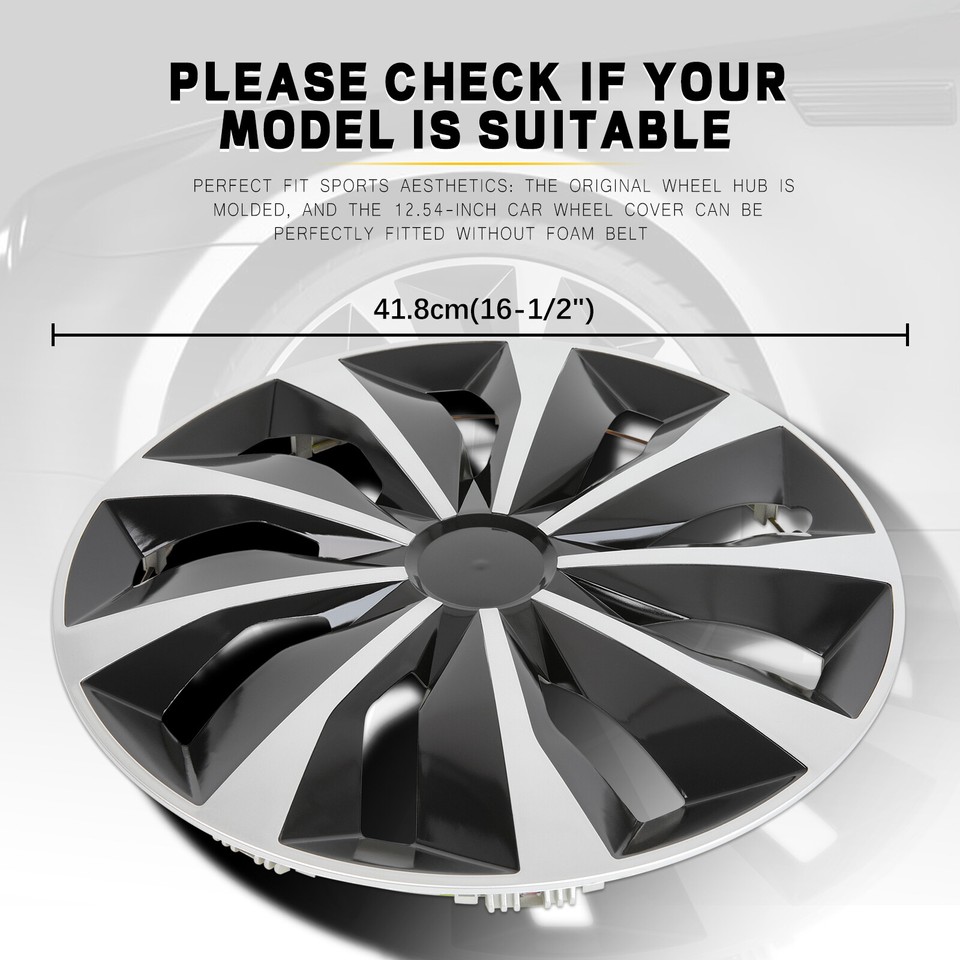 15" Set of 4 Snap On Full Hub Caps Wheel Covers For Toyota Prius 2010 ...