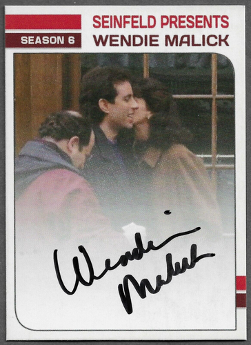 Wendie Malick SIGNED Custom Trading Card Autograph "The Kiss Hello ...