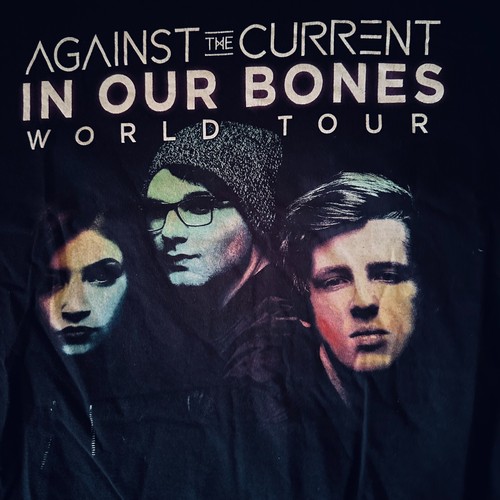 Against the Current In Our Bones World Tour 2016 T-Shirt L Pop Rock ...
