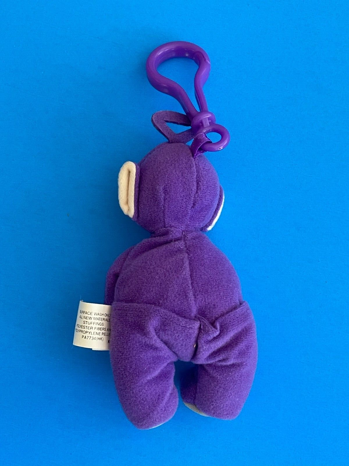 Vintage Teletubbies Tinky Plush Backpack Clip Finger Puppet Burger King ...