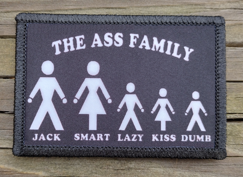 The A Family Morale Patch Hook and Loop Army Custom Tactical Funny 2A Gear | eBay