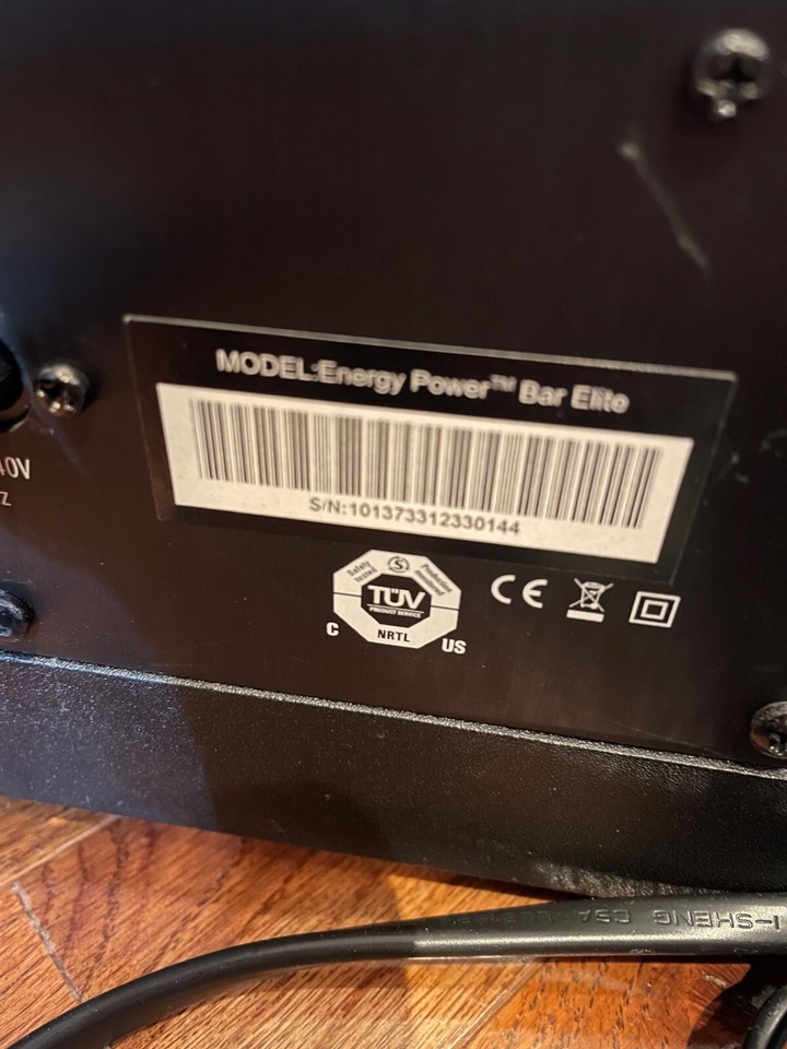 Energy By Klipsch Power Bar Elite Soundbar Wireless w/ Subwoofer ...