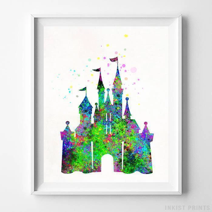 Disney Watercolor Castle