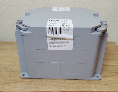 KRALOY JBX664 PVC Electrical Junction Box Enclosure 6x6x4 622454896666 ...
