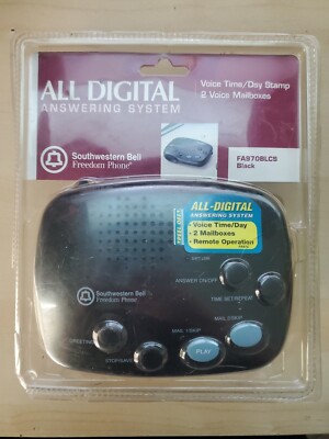 All Digital Answering Machine Southwestern Bell Freedom Phone FA970BLCS ...