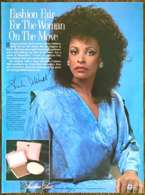 1985 Fashion Fair Cosmetics PRINT AD Actress Sheila Dewindt (Wills) | eBay