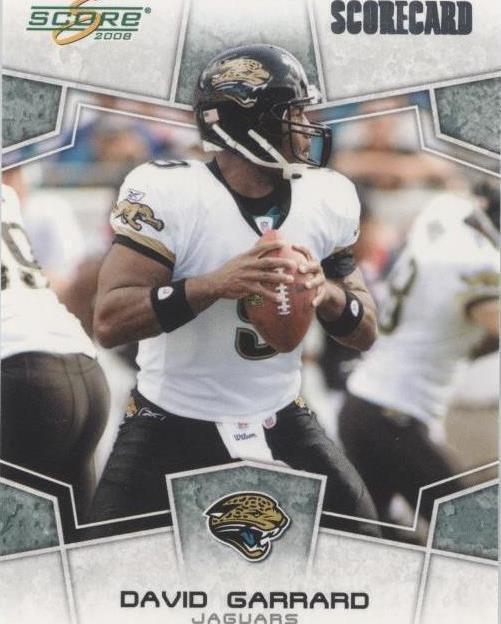 2008 Score - David Garrard #138 Scorecard /649 for sale online | eBay