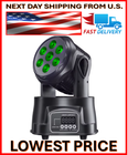7 X 10WATT MINI MOVING HEAD WASH LIGHT for DJ STAGE DISCO WEDDING ...