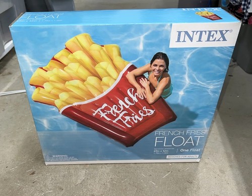 New Intex Big French Fries Inflatable Pool Float Lounger 69" X 52 ...