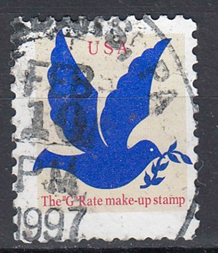 USA Stamp Stamped The G Rate Make-up Stamp Pigeon Round Stamp / 2352 | eBay