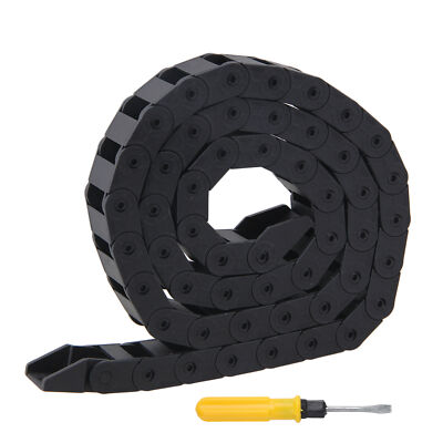 R28 Low Noise Black Strengthen Nylon Cable Drag Chain wire 10x20mm ...