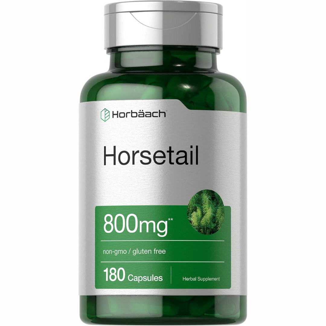 Horbaach Horsetail Herb Extract 800mg NonGmo Gluten Free Supplement 180 ...