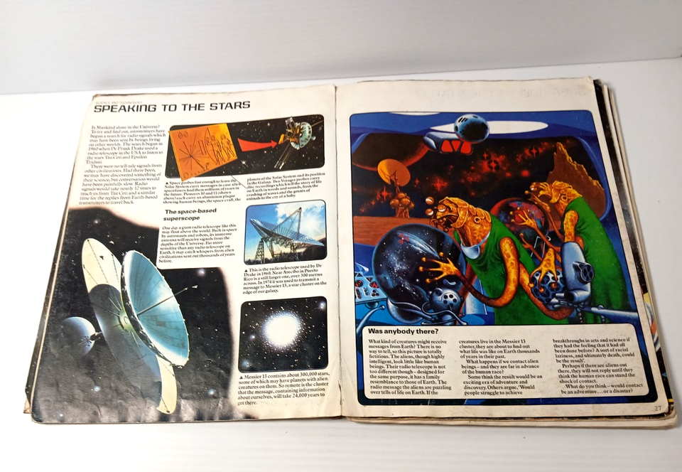 The Usborne Book of the Future Vintage Science Fiction First Print 1979 ...