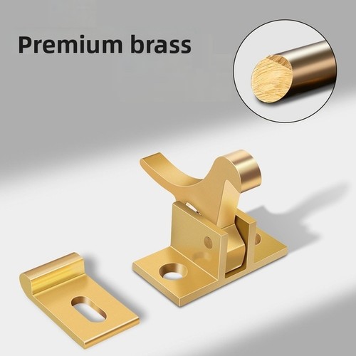 Window Latch Brass Spring Latch Spring-loaded Mechanism Automatic ...