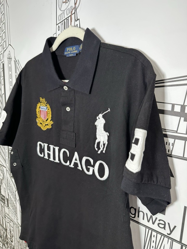 Polo Ralph Lauren Chicago Polo Black XL | eBay