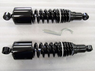 Honda VT750 Shadow Ace 12.75" Black Dual Spring Shocks Rear | Rear