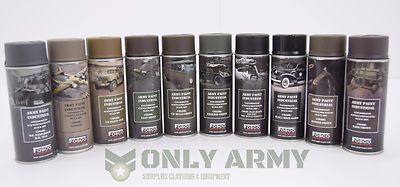 2 X Military Spray Paint Cans 400ml Military Spec Paint Industrial NATO ...