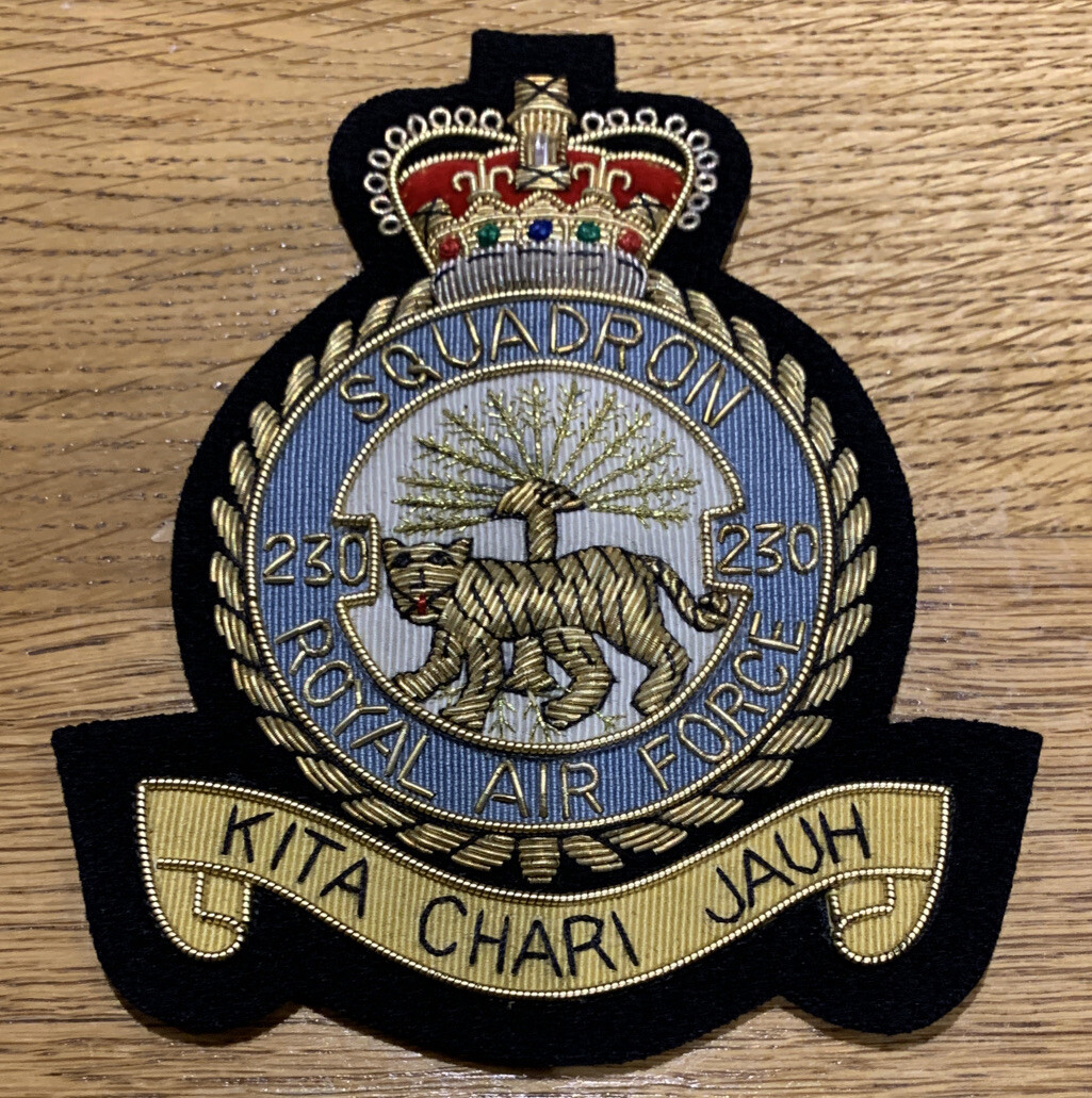 Royal Air Force 230 Squadron Blazer Badge | eBay UK