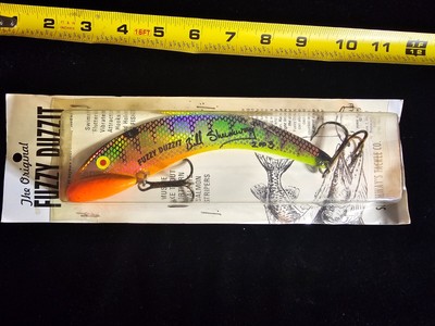 Signed & Numbered - CUSTOM Shumway Fuzzy Duzzit Musky (muskie) Lure ...