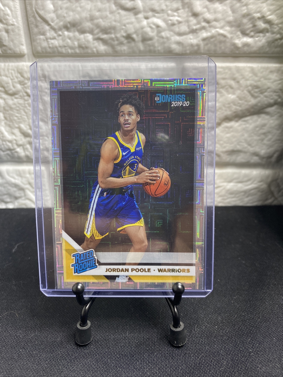 Jordan Poole 2019-20 Panini Donruss Rated Rookie Infinite Rookie ...