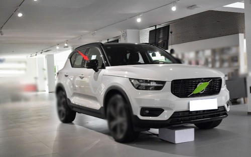 Fit For Volvo XC40 2019-2021 Carbon Fiber Rear View Side Mirror Cover ...