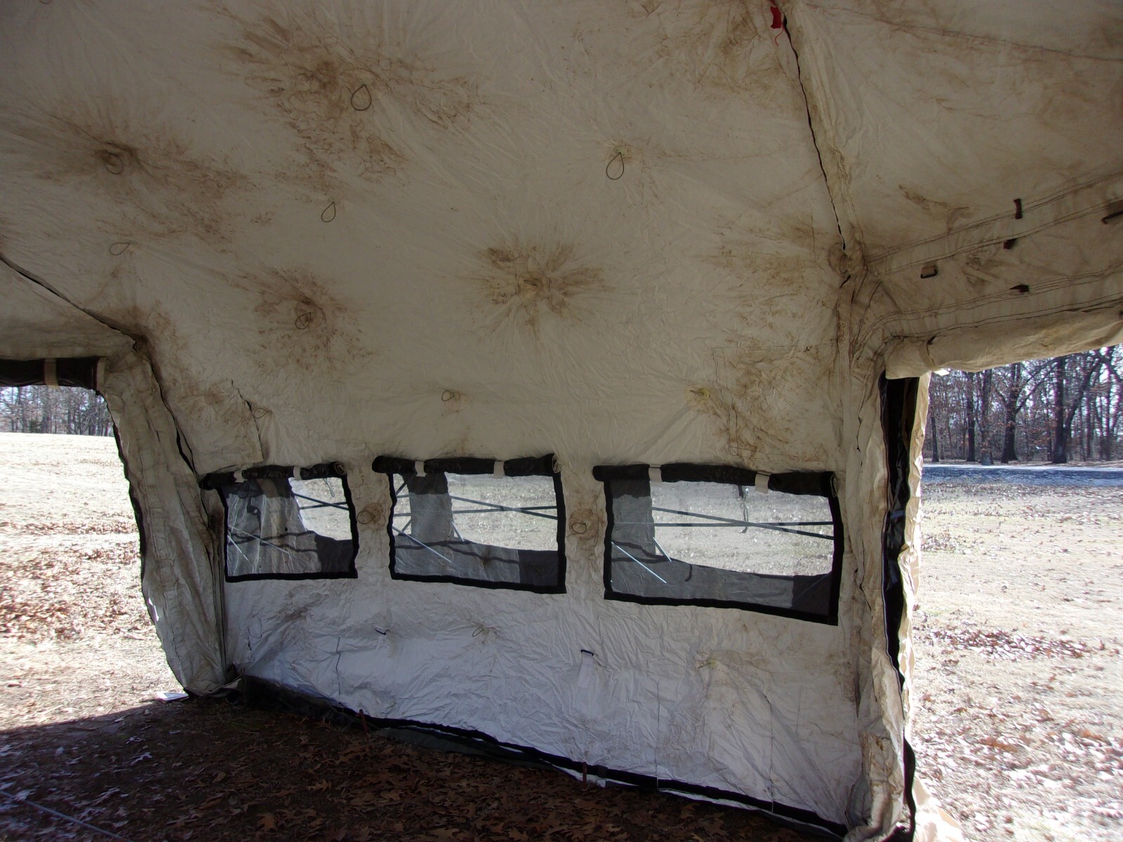 MILITARY SURPLUS DRASH TENT 3XB SERIES 22 x 15 ft CAMPING HUNTING GOOD ...
