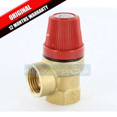Caleffi Altecnic Pressure Safety Relief Valve 6 Bar 311460 PRV F/F 1/2 ...
