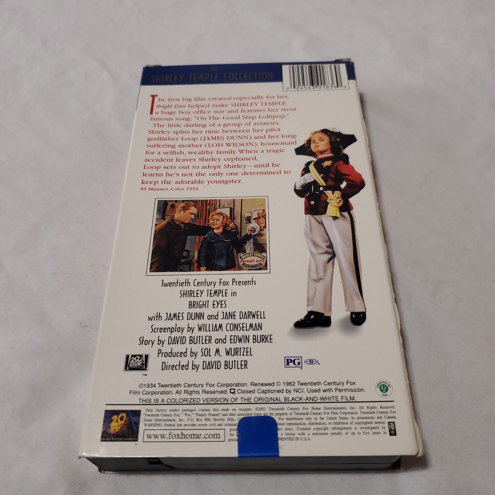 Bright Eyes Shirley Temple VHS Tape Colorized 24543018360| eBay