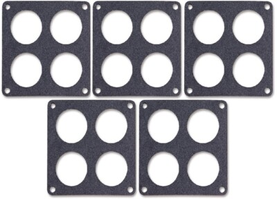Holley 4500 Dominator Carburetor Base Gaskets 4 Hole 950 - 1150 cfm 5 ...