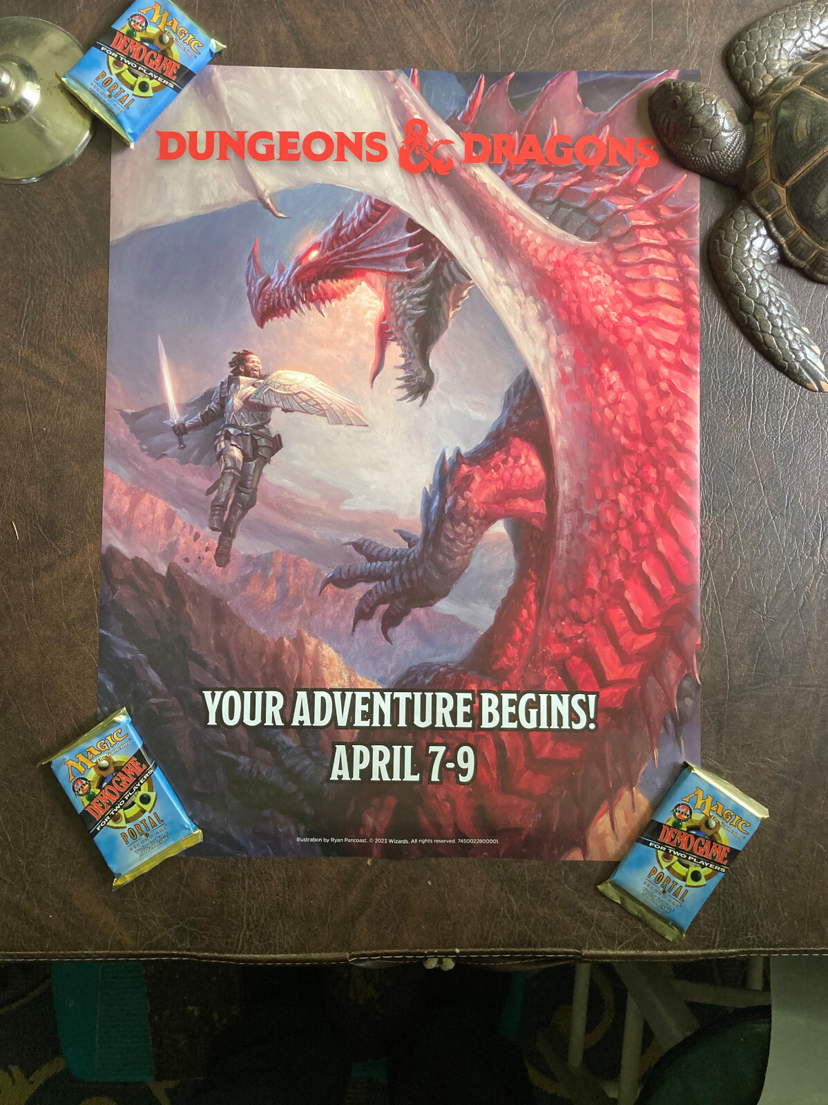 Dungeons Dragons Double Sided Poster Adventure Begins D&D New | eBay