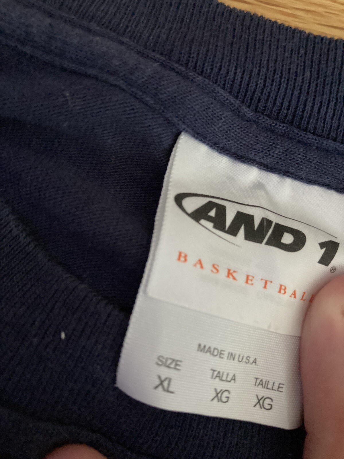 RARE Vintage AND1 Shirt Blue Size XL The Professor Hot Sauce 90s And 1 ...