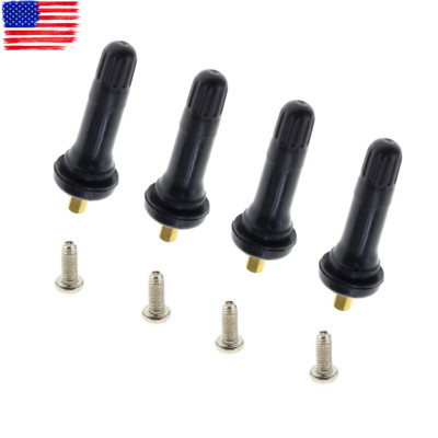 4pcs TPMS Tire Pressure Sensor Valve Stem For Chevy Silverado 1500 2500 ...