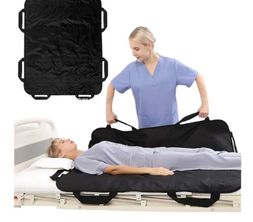 Patient transferbedPad positioning with reinforced handles reusable ...