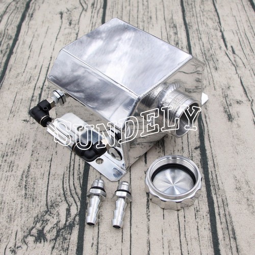 Universal 1 Litre Polished Aluminium Alloy Water Tank with Cap Silver ...