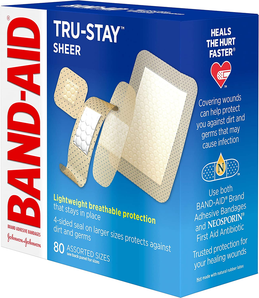 Brand Tru-Stay Sheer Strips Adhesive Bandages for First Aid and Wound ...
