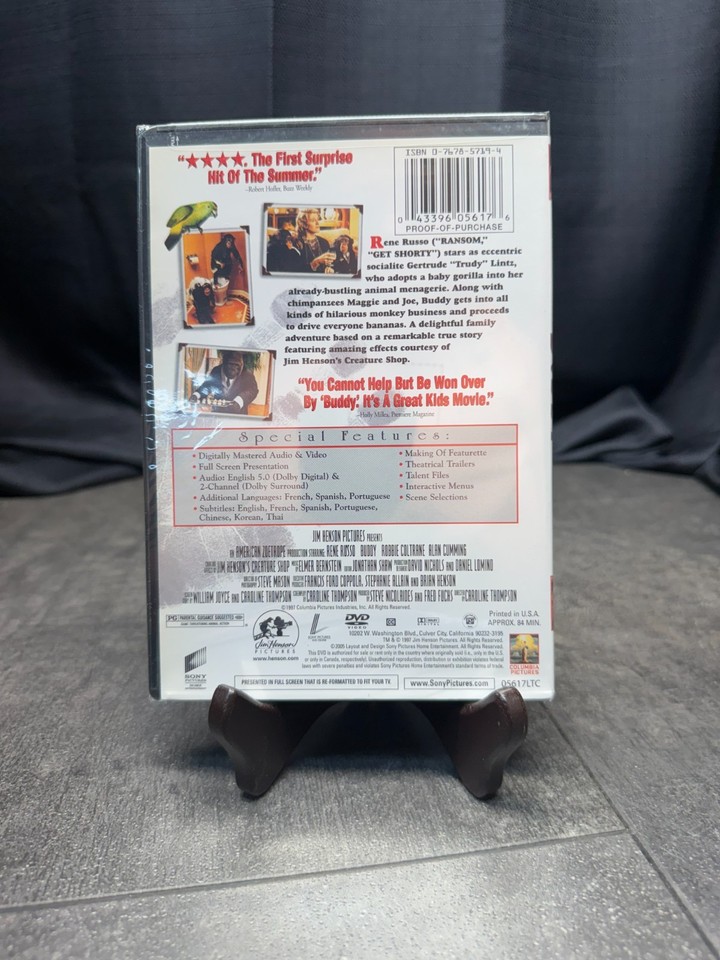 Buddy (DVD, 2005) Jim Henson Rene Russo, Robbie Coltrane NEW SEALED | eBay