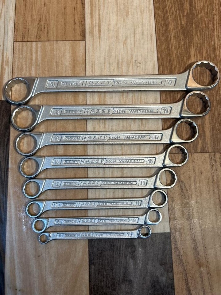 HAZET tools 610N Double box-end wrench 6mm - 22mm Set of 8 | eBay
