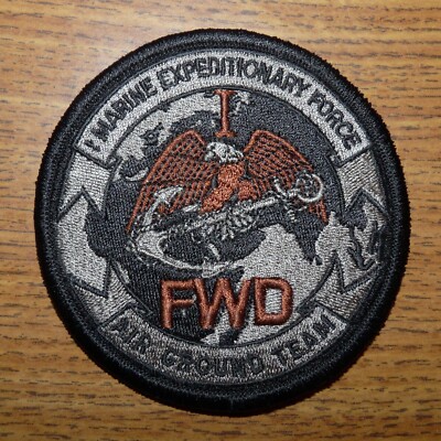 US USMC 1st Marines Expeditionary Force Air Ground Team Subdued Hook ...