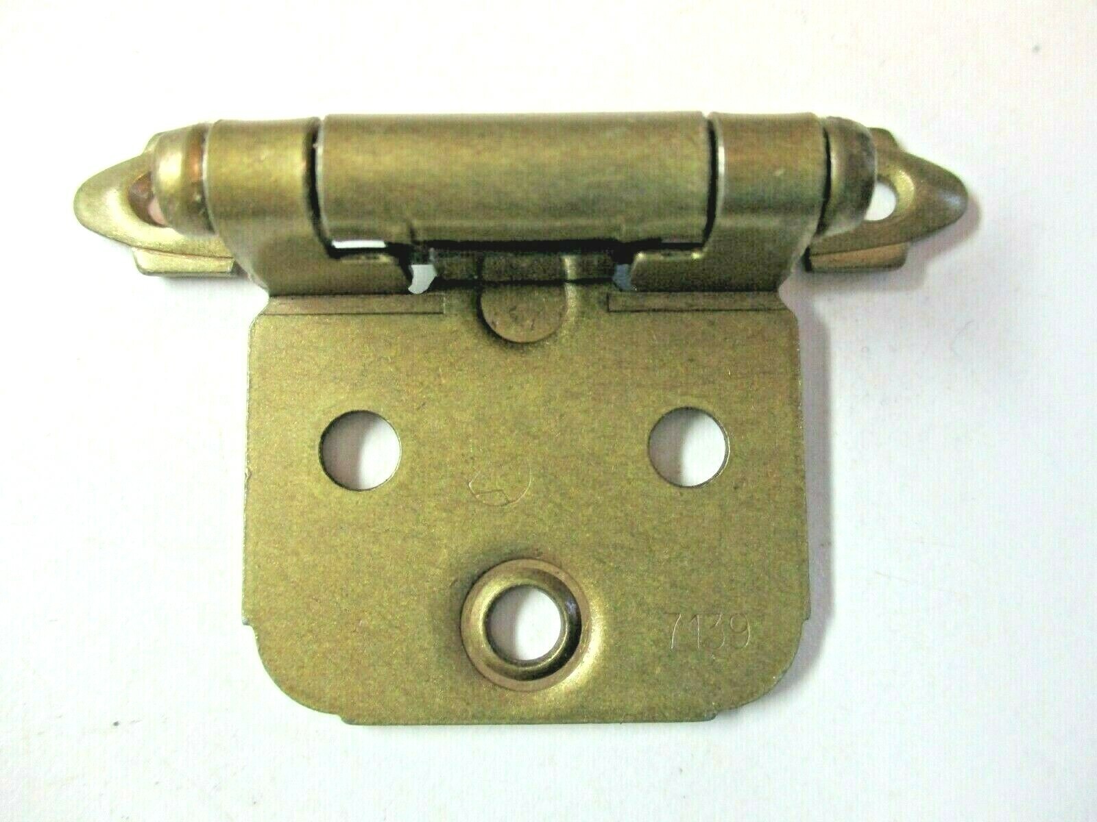 Amerock 7139 7128 USA 2 Cabinet Hinges Dark Brass Self Close Variable O ...