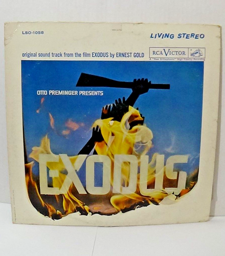 Exodus Original Soundtrack Otto Preminger Vinyl Record 1961 RCA Victor ...