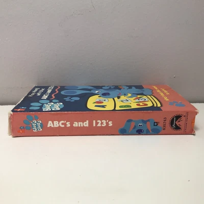 Nick Jr Blue’s Clues ABC’s 123’s VHS | Grelly USA