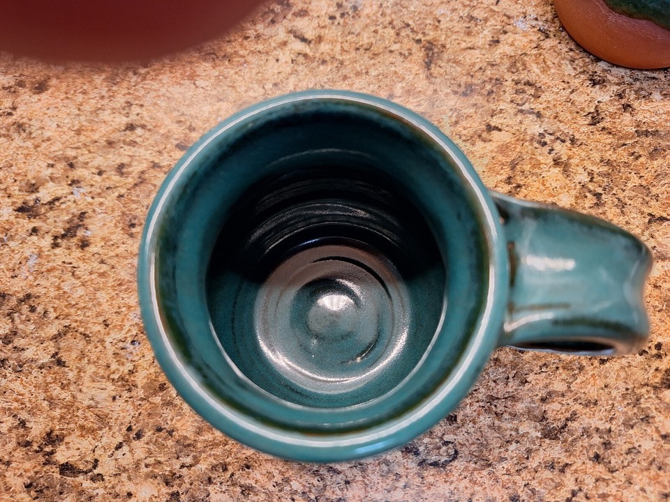 Jon Mehr Ceramics Set Of 2 Coffee Mugs. Pottery Hand Thrown And Signed ...