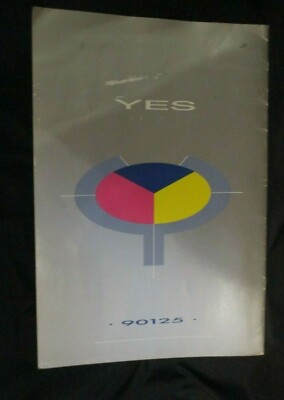 Yes 90125 Tour Book from 1984 has some wear ! | eBay