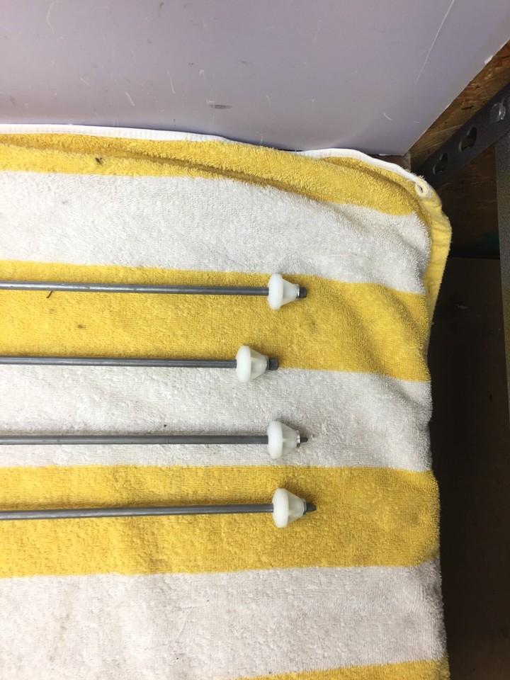 GE Washer Suspension Rod and Spring SET WH16X10158 WH16X10159 Free ...