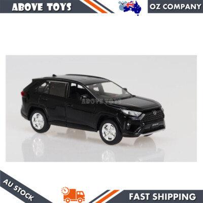 DDA 1:24 Scale Toyota Rav 4 Lights & Sound Black SUV Diecast Car Model ...